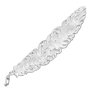 Montana Silversmiths Hand Painted Hat Feather (Deep Black Vain)