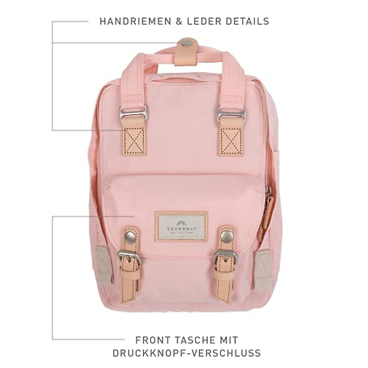 Doughnut Macaroon Mini 7L Travel School Ladies College Girls Lightweight Casual Daypacks Bag Small Backpack