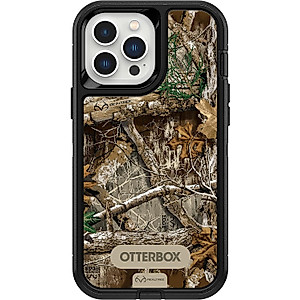 OtterBox Defender Series SERIES SCREENLESS EDITION Case for iPhone 13 Pro Max & iPhone 12 Pro Max - BLACK/REALTREE (CAMO)