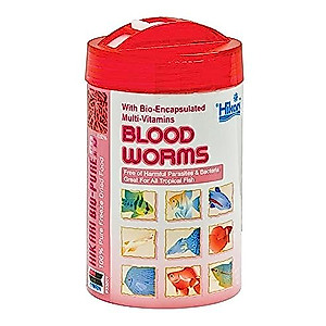 Hikari Bio-Pure Freeze Dried Blood Worms for Pets, 0.42-Ounce
