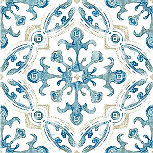 FloorPops 12-in by 12-in Tuscan Peel and Stick Floor Tiles (10 Tiles), (10 sq.ft./Carton)