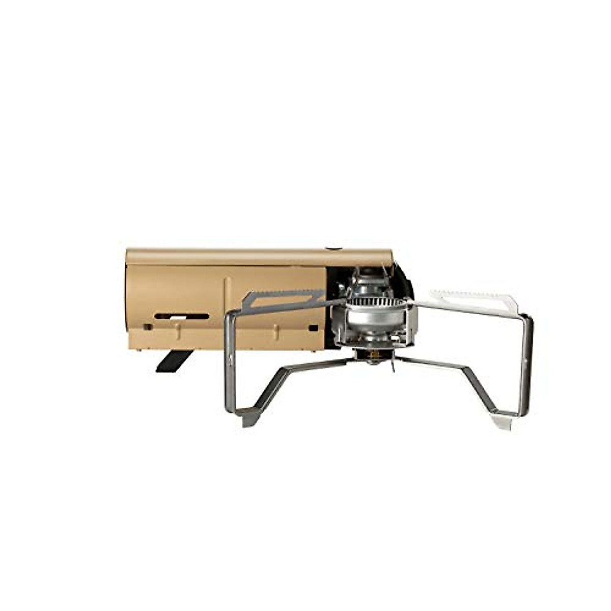 Snow Peak's Home & Camp Burner, Khaki, GS-600KH-US, Designed in Japan, Lifetime Product Guarantee, Lightweight and Compact for Camping, Stable Base for Cooking, One Size