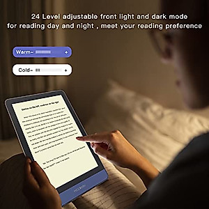 Meebook E-Reader M6 | 6' Eink Carta Screen 300PPI | Adjustable Smart Light | Android 11 | Ouad Core Processor | Audio Books|Support Google Play Store | 3GB+32GB Storage | Micro-SD Slot | Purple