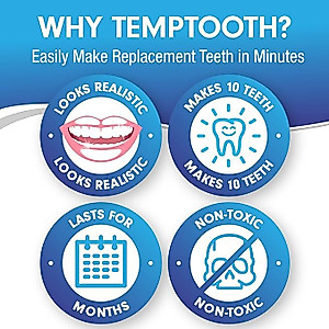 Temptooth #1 Seller Trusted Patented Temporary Tooth Replacement Product