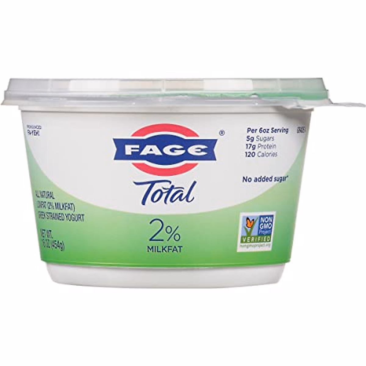 FAGE Total Greek Yogurt, 2% Reduced Fat, Plain, 16 oz