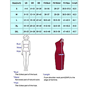 GRACE KARIN Wedding Guest Dresses for Women Summer Sleeveless Bodycon Cocktail Dress Pink L