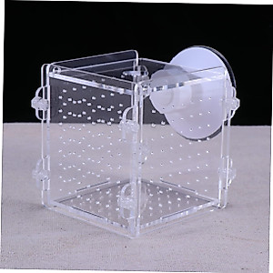 2 Pcs Baby Fish Incubator Aquatic Pet Supplies Fish Acrylic Incubator Fish Tank Tool Fish Hatchery Cage