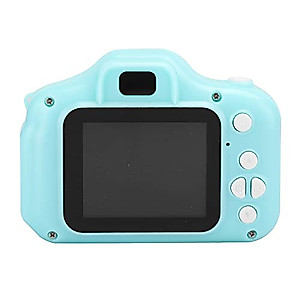 Portable Mini Children Camera 2.0in TFT Color Screen Kid Camera Gift, Children's Digital Camera Support Taking Photos, Recording Videos, 1080P HD Kid Digital Video Camera Toy (Green)