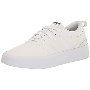 adidas Women's FUTUREVULC Skate Shoe, White/White/Black, 9