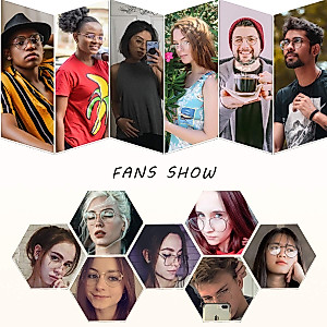 AZorb Round Clear Lens Glasses Classic Metal Frame Non-Prescription Eyeglasses for Women Men(gold)