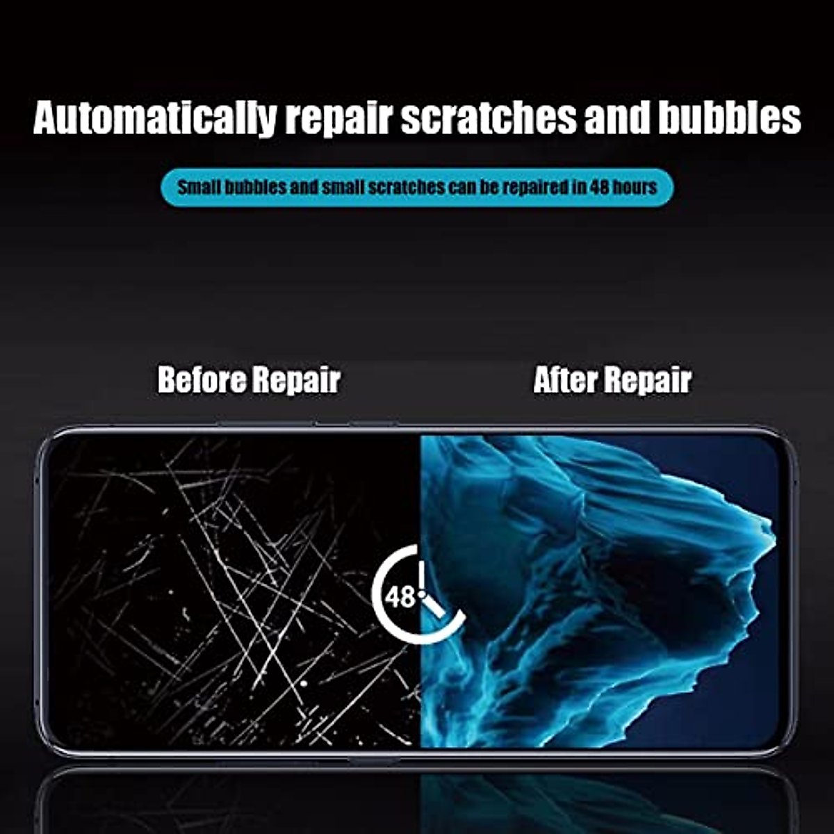 soliocial 2Pack Upgraded Hydrogel Screen Protector For TCL 40 XL 5G /TCL 40XL (2023) (6.75"), Non-breakable Flexible TPU&Case Friendly Transparent Soft Protective Film (Not Tempered Glass)