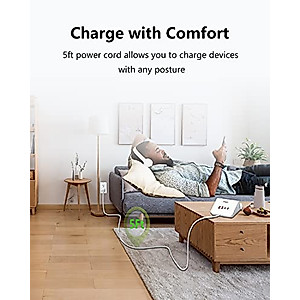 Solopen USB C Charging Station 45W USB C Charger Block with 2 USB C 20W PD Fast Charging Station for Multiple Devices for iPhone 13/12/11, Samsung Galaxy,iPad Pro, Pixel 4/3（White）