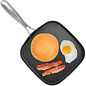 Granitestone Griddle Pan 10.25" Nonstick Stovetop Cookware PFOA Free Oven-Safe, Dish Washwasher safe As Seen On TV