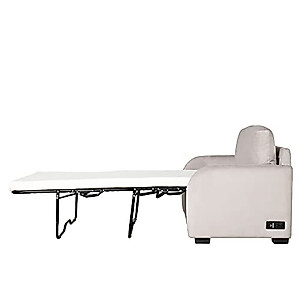 Multifunctional Velvet Loveseat Sofa with Pull Out Sleeper Couch Bed ,USB Port ,3-pin Plug & Twin Memory Mattress for Living Room Furniture Sets, Spaces Saving Design for Home, Apartment and Office