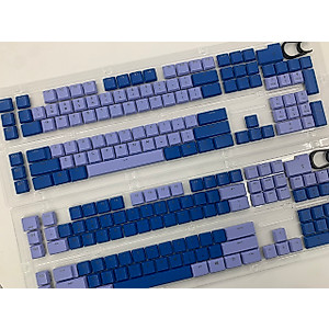Suitable Logitech G915TKL G915 G815 Keyboard keycaps, 111 Keys. Replacement Keycaps Mechanical Gaming Keyboard… (Blue and Purple)