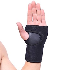 Cinlitek Carpal Tunnel Wrist Splint Support, Wrist Brace for Joint Pain Relief, Arthritis,Sprains, Tendonitis, Repetitive Strain Injury, Adjustable Hand Guard for Men and Women (One Size, Left)