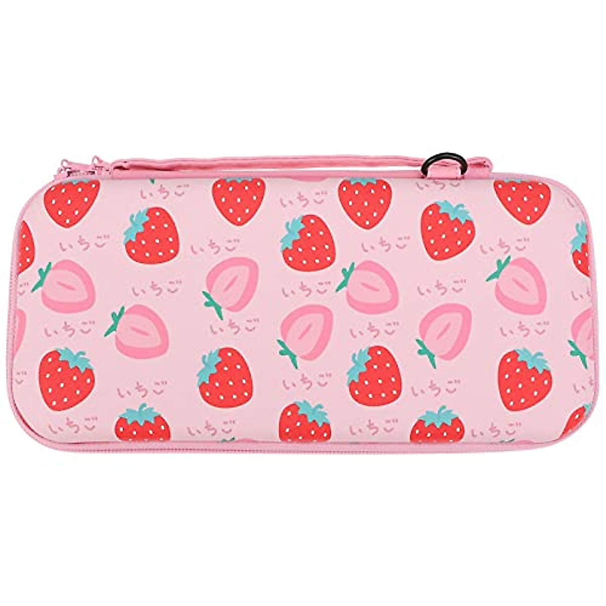 SOLUSTRE Carry Case for Switch Lite Console Fruit Design Cross- body Bag Joystick Portable Cover Cases Game Console Bag Crossbody Handbag for Switch Lite Red