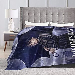 Wednesdays Movie Blanket Ultra-Soft Fleece Throw Blanket 3D Fashion Print Bed Blanket for Couch Sofa Warm Bed Throw Blanket 50"x40"