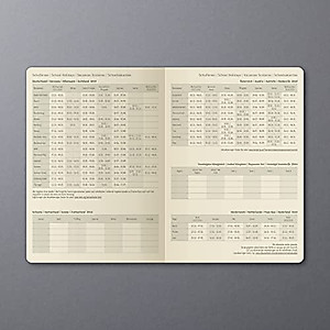 Sigel C2401 Conceptum Weekly Planner 2023/2024, Approx. A5, Approx. A5, Black, Hardcover, 2 Pages = 1 Week, 256 Pages