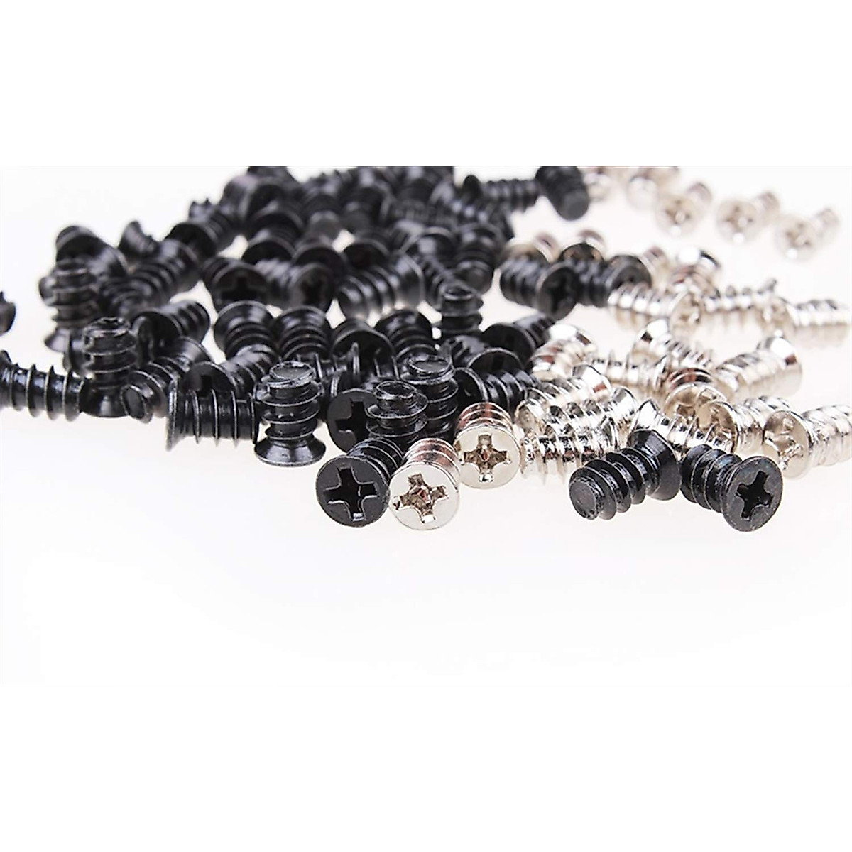 Tap Bolts 50Pcs M5*8/10/12 KB Computer PC Case Cooling Fan Mount Screw Heat Dissipation Fans Screws Fixer Screws (Color : Black, Size : M5x10 (50Pcs))