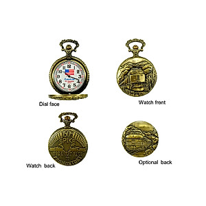 Pinnacle Awards Railroad Approved Railway Regulation Standard Train Pocket Watch 150th Spike Anniversary 4 Passenger Unit F40PH