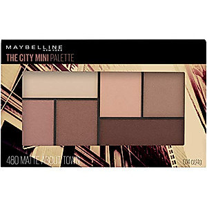 Maybelline New York The City Mini Eyeshadow Palette Makeup, Matte About Town, 0.14 oz.