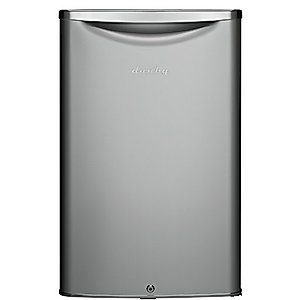 Danby DAR044A6DDB Contemporary Classic 4.4 Cu.Ft. Mini Fridge, Compact Refrigerator for Bedroom, Living Room, Bar, Dorm, Kitchen, Office, E-Star in Silver, 3 Sq Ft