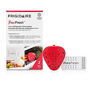 Frigidaire FRPFUCOMBO Pure Fresh 2-in-1 Refrigerator Air Filter Combo, 2 Count