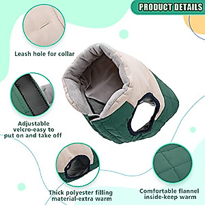 Thankspaw Dog Winter Coat Stylish Dog Vest Extra Warm Dog Cold Weather Jacket Soft Comfortable Dog Apparel for Winter for Small Medium Dogs