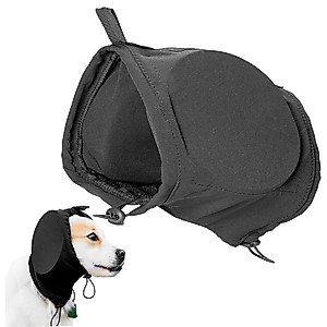 XJKLBYQ Dog Ear Muffs Noise Protection Noise Cancelling Headphones for Dogs, Dog Earmuffs, Dog Ear Plugs with Drawstring Fixing M