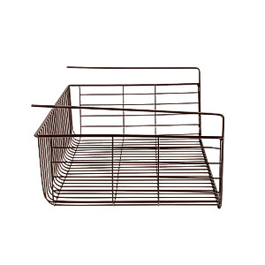 Spectrum Diversified Ashley Large Storage Shelf, Kitchen Cabinet & Pantry Organization & Storage, Bathroom Cabinet Basket, Bronze