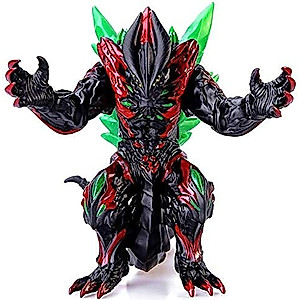 JAYKENIXO Dragon Figure King of The Monsters, 13,5 inch from Head - to - Tail, 8 inch Tall, Movable Joints Action Movie Series Soft Vinyl, Carry Bag