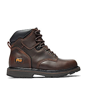 Timberland PRO Men's Pit Boss 6 Inch Soft Toe Industrial Work Boot, Brown, 11.5