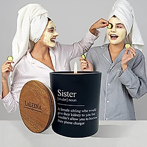 LaLeena Candle Gifts for Sisters, Friends and Family - Large Scented Soy Candle - Luxury Candles for Home - Birthday Gifts for Friends, Sisters and Family (Lavender, 14 oz)