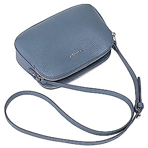 DAVIDJONES Faux Leather Hobo Purse and Wallet set for women 3 Zip Convertible Crossbody Black Shoulder Bag