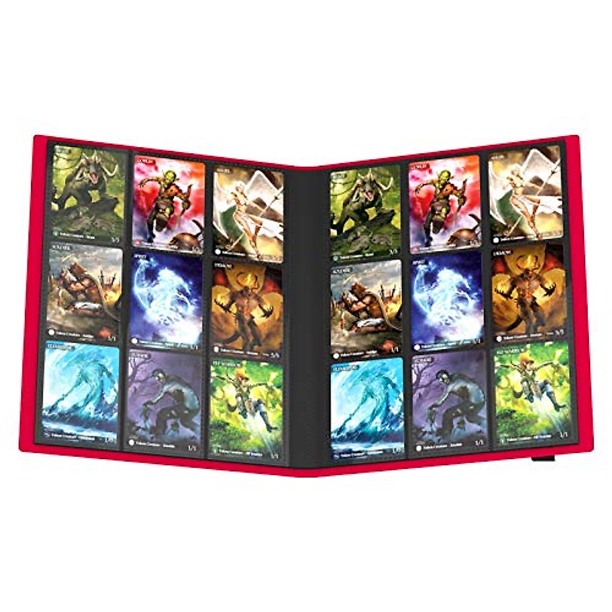 Ultimate Guard Flexxfolio | Trading Card Binder with 9 Side-Loading Pockets per Page | Up to 360 Cards | Red, Sturdy Card Collection Album designed for Double-Sleeved TCG Cards