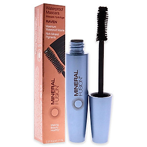 Mineral Fusion Waterproof Mascara, (Packaging May Vary), Raven, 0.57 Oz