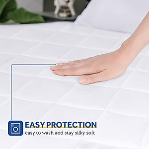 Sealy Heated Mattress Pad Queen Size 60x80 Inch | Luxury Quilted Waterproof Electric Mattress Cover with 10 Heat Setting Dual Controller & 1-12 Hours Auto Shut Off | Fit Up to 17" Deep Pocket