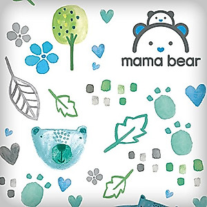 Amazon Brand - Mama Bear Diapers Size 6, 25 Count, Bears Print, White
