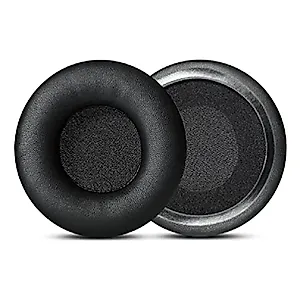 Breathable Ear Pads Pillow Cover 1 Pair Memory Foam Earpads Replacement Black White Compatible with ATH-AR3BT AR3IS gaming earmuffs Replacement headband earmuffs cushion compatible with ATH-AR3BT