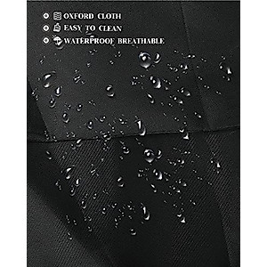 PUDO Massage Chair Cover Recliner Chair Cover for Living Room Full Body Massage Chair Cover cover-black03