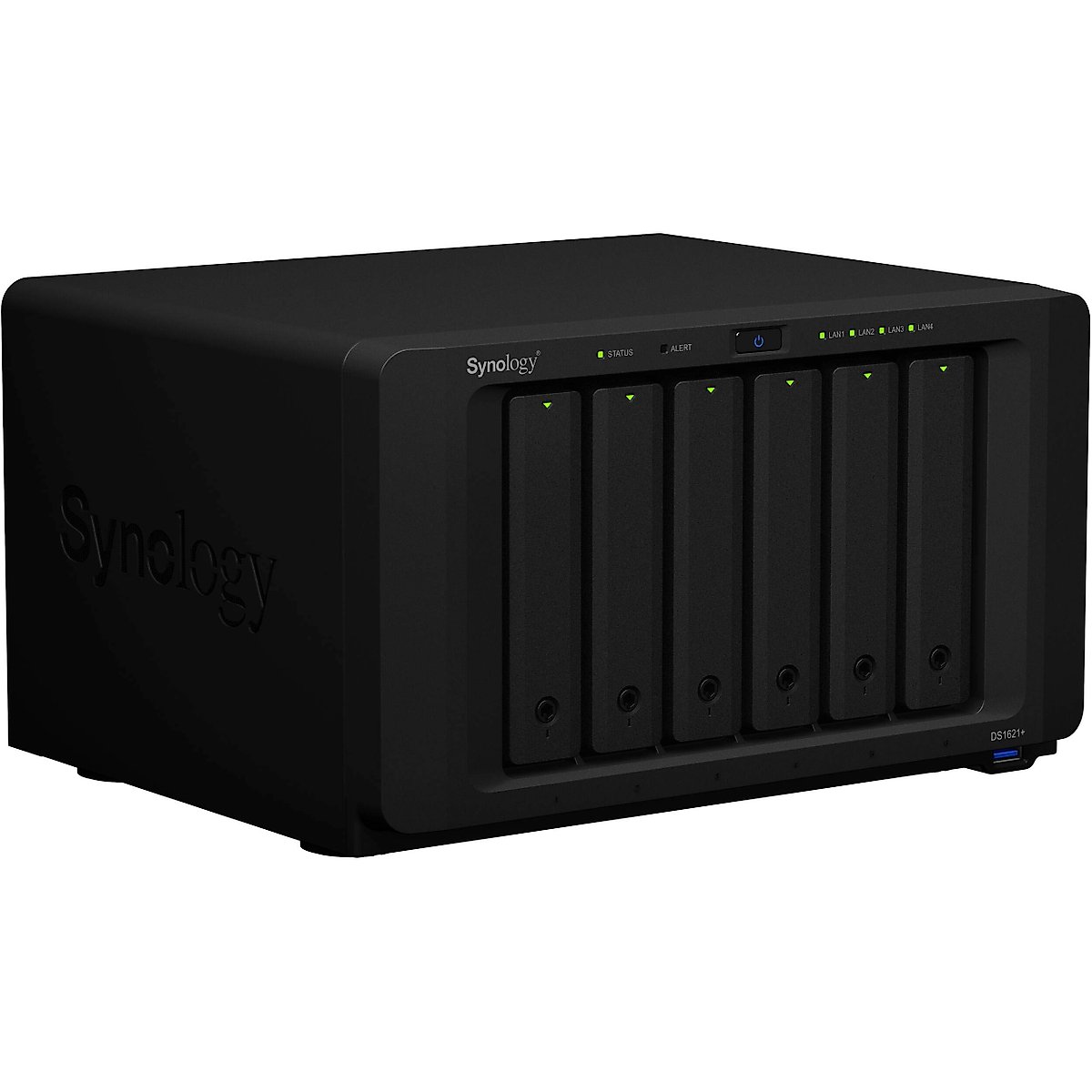 Synology DiskStation DS1621+ NAS Server for Business with Ryzen CPU, 16GB Memory, 12TB HDD, DSM Operating System, iSCSI Target Ready