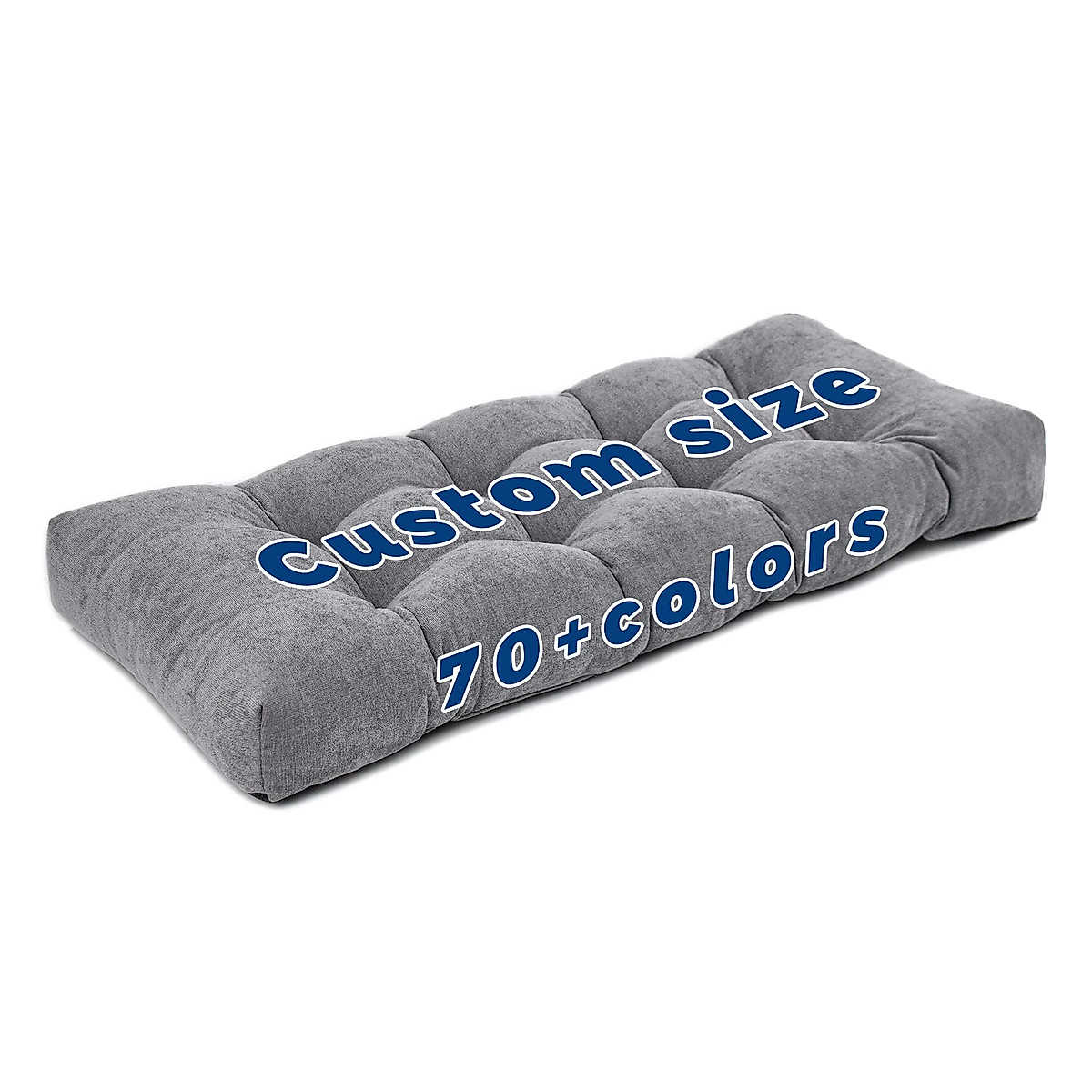 sutailocus Bench Cushion Bench Cushions for Indoor Furniture,Non-Slip Tufted Outdoor Bench Cushion,Window Seat Cushions Indoor,for Piano/Patio Bench,Memory Foam(Custom Size)