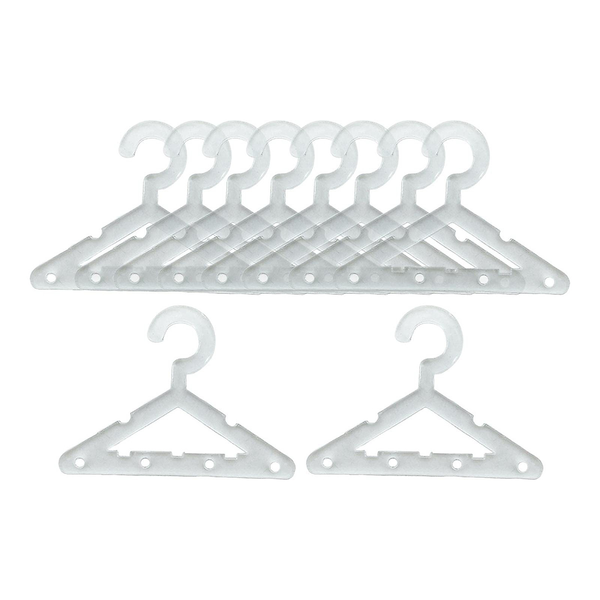 with No Base Acrylic Mini Coat Hanger Rack Earring Hanger for Retail Store Desktop, Clear