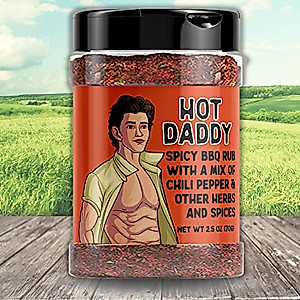 BBQ Rub Dad Gift Set - Sugar Daddy, Hot Daddy, Cool Daddy, Smoky Daddy. Barbecue Seasoning, Fathers Day Christmas Stocking Stuffers for Dads Birthday Gifts for Men Valentines Day Gift for Him