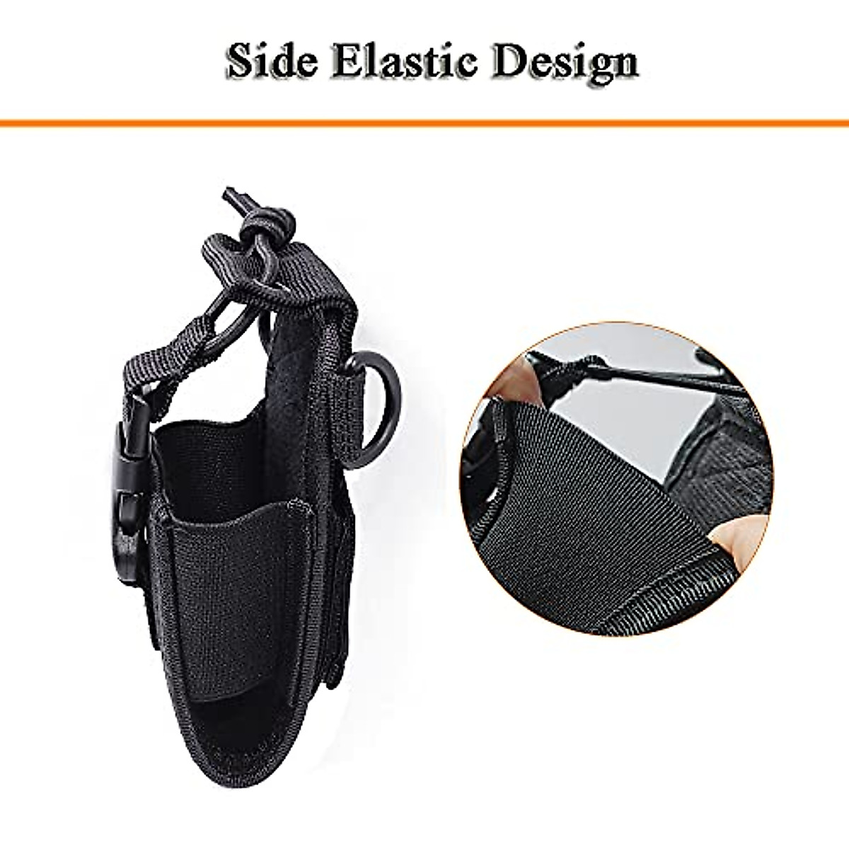 Two Way Radio Case Universal Pouch Bag Holster for GPS Kenwood Yaesu Icom Motorola Baofeng UV5R UV82 TYT UV5RA HYT 888S Retevis H777 Walkie Talkie Nylon Multi-Function
