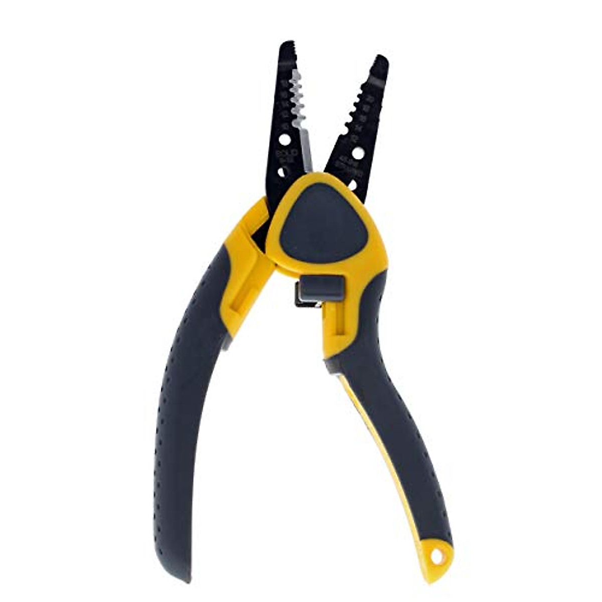 IDEAL INDUSTRIES INC. 45-915 Kinetic Reflex T-Stripper - 10-20 AWG, Wire Stripper with Thumb Rest, Plier Nose, Slide Lock, Textured Grips