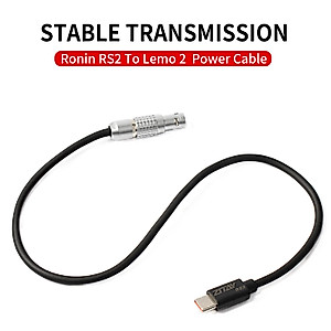 ZITAY RS2 RS3 to 2Pin Male Power Cable for Cameras Wireless Video Transmission Systems Power Supply