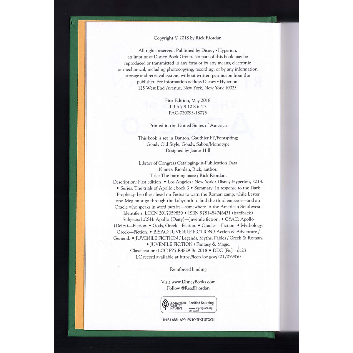 The Burning Maze (B&N Exclusive Edition) (The Trials of Apollo Series #3)