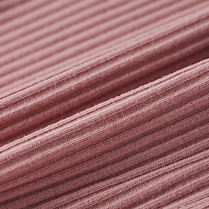 Dimoybabe Baby Girl Summer Clothes Bloomer Knit Cotton Outfits Infant Romper Strap Sleeveless Ruffle Light Pink 3-6 Months 80CM